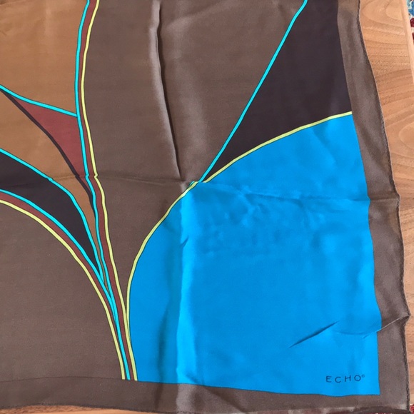 Echo | Accessories | Nwt Echo Silk Scarf | Poshmark